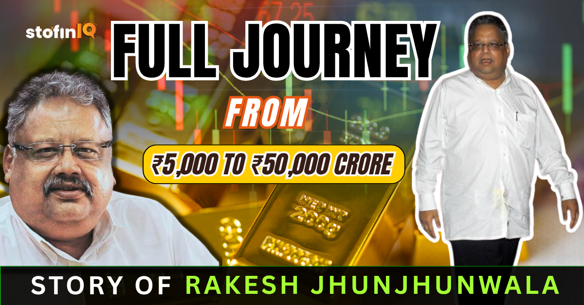 Rakesh Jhunjhunwala: From ₹5,000 to ₹50,000 Crore – The Full Wealth Journey